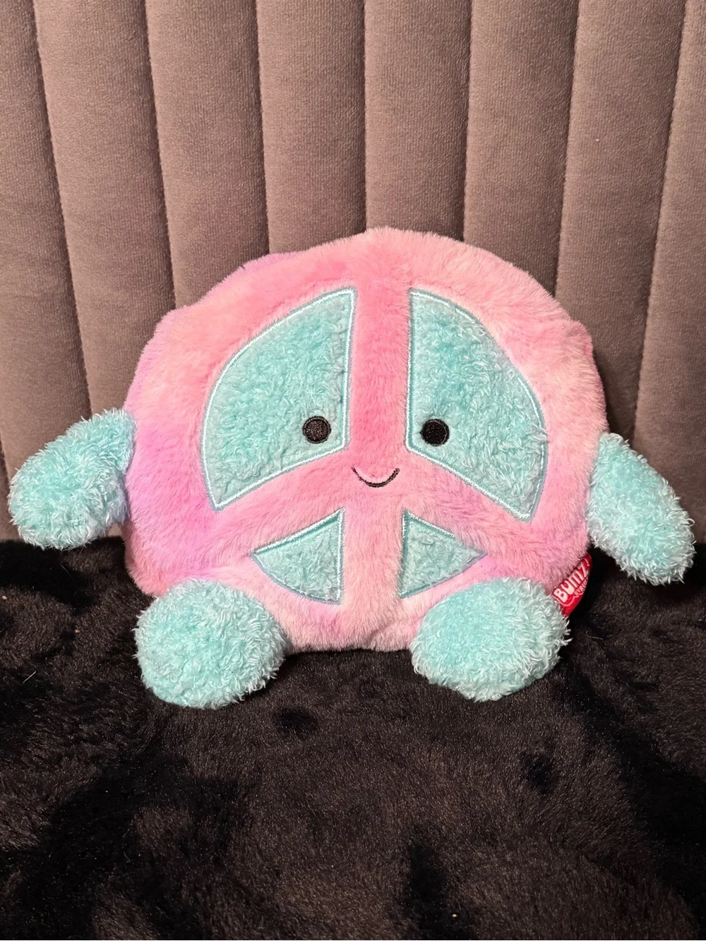 bumbumz | Toys | 425 Bumbumz Pink Peace Sign Plush Stuffed Animal Retro ...